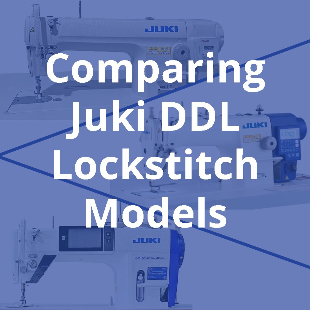 Comparing Juki DDL Lockstitch Models – AE Sewing Machines