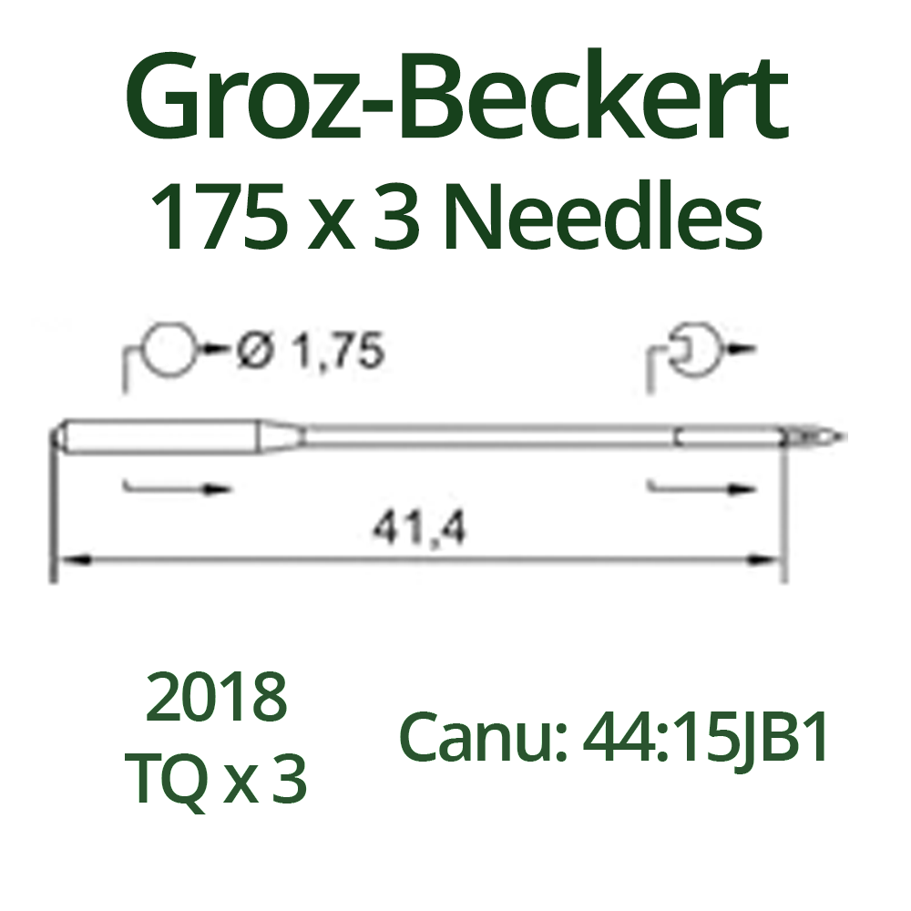 Groz Beckert 175x3 Needles – AE Sewing Machines