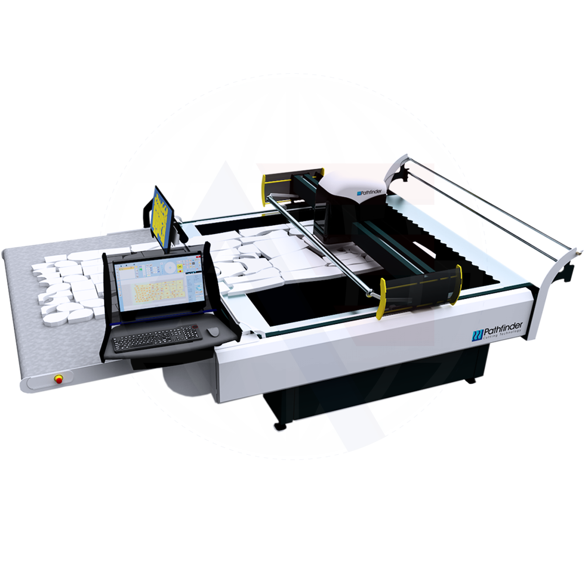 Pathfinder M-Series Multi-ply Automated Cutting Machine – AE Sewing ...